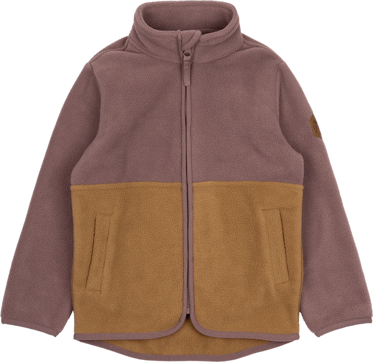 Mikk-Line Fleecejacke, rosa & braun, Gr. 98/104, 1 St dauerhaft günstig ...