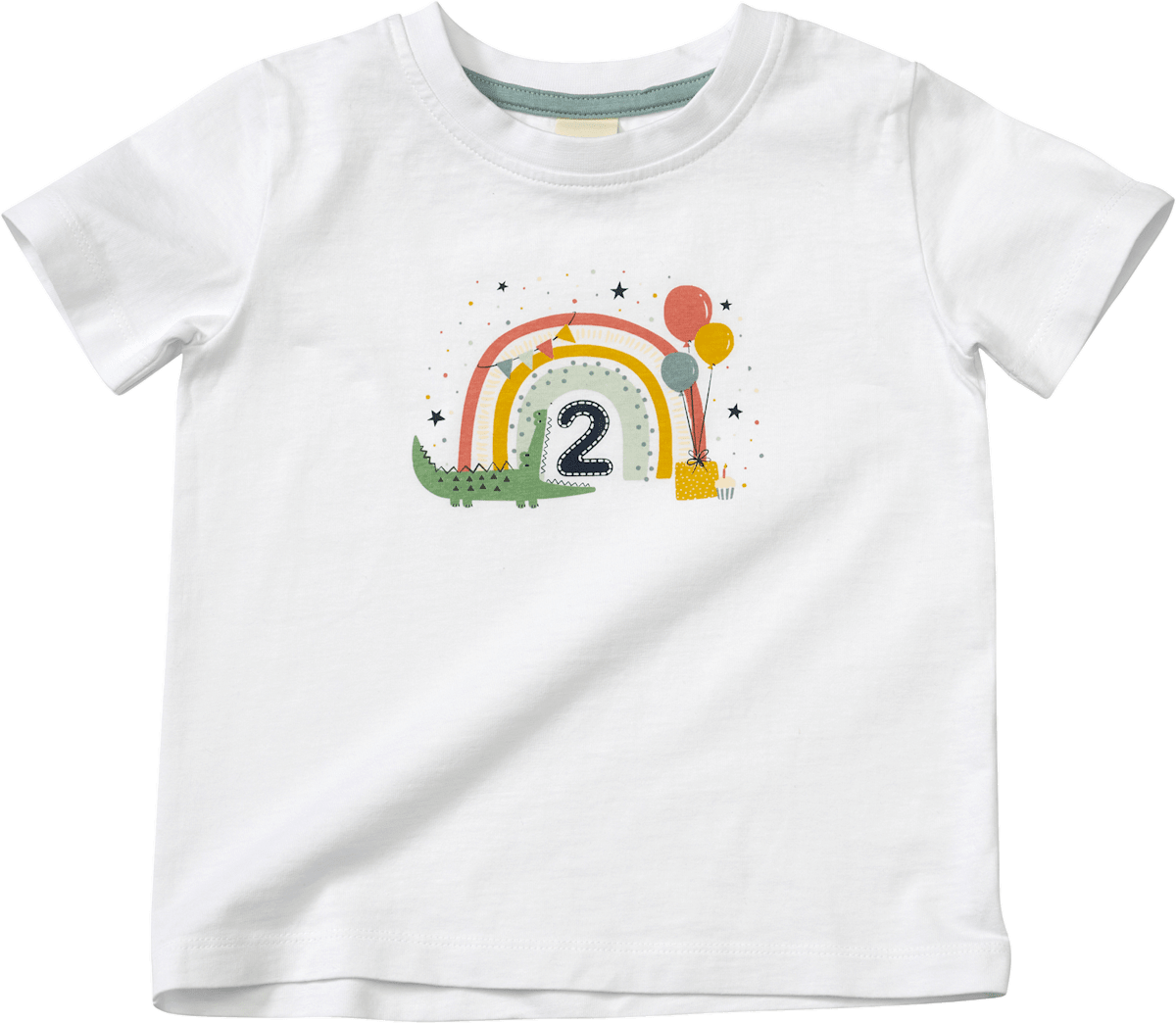 ALANA Geburtstags T-Shirt 2 Jahre, weiß, Gr. 98, 1 St dauerhaft günstig ...