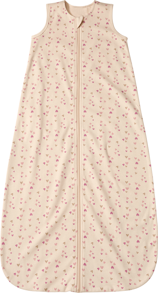 ALANA Schlafsack 1 TOG mit Herz-Muster, beige & lila, 110 cm, 1 St ...