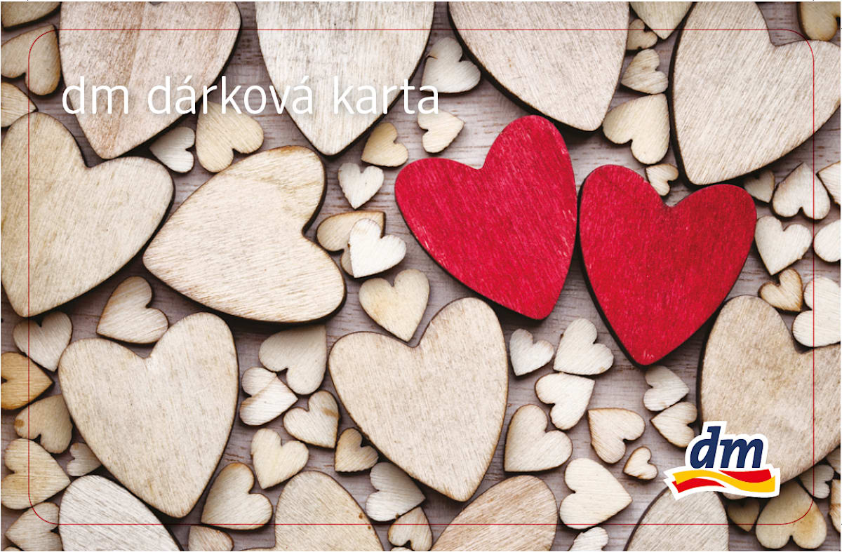 dm dárková karta v hodnotě 500 Kč, 1 ks | dm.cz