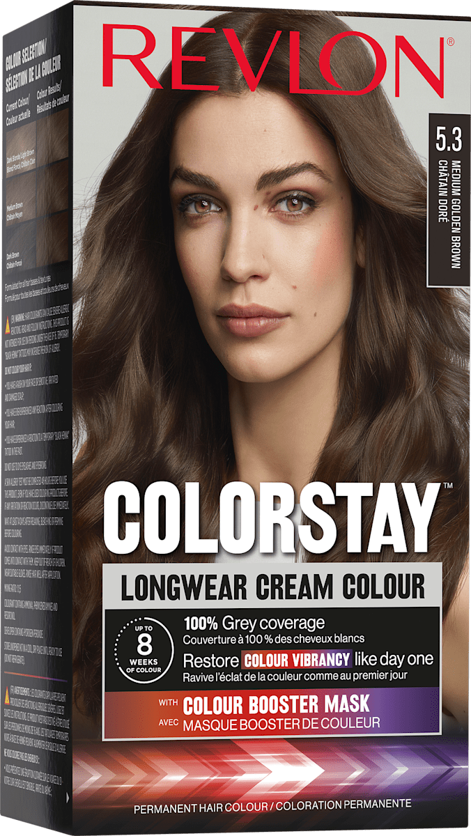 REVLON Vopsea de păr Longwear Cream Color-Medium golden brown 5.3, 1 ...