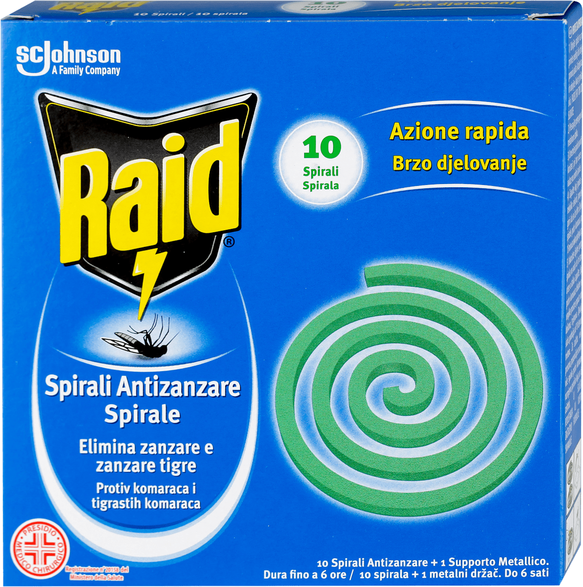 Raid Spirale protiv komaraca, 10 kom | dm.rs