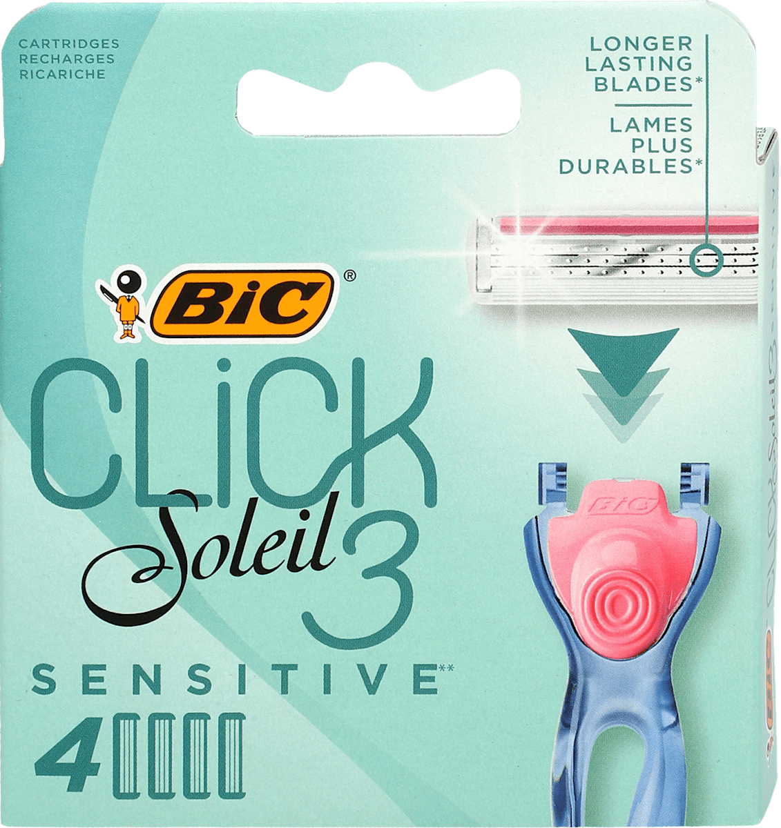 BIC Wkłady Soleil Click 3 Sensitive, 4 szt. kupuj w zawsze korzystnych ...