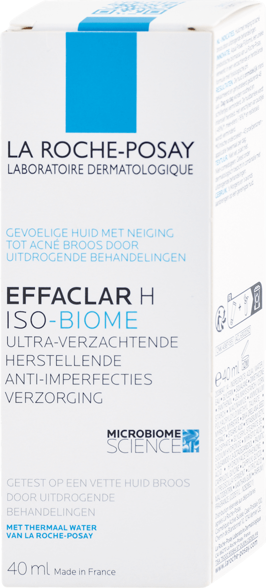 LA ROCHE-POSAY Hydratačný pleťový krém Effaclar H Iso-Biome, 40 ml ...