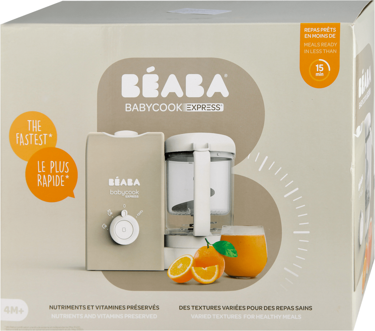 BÉABA BABYCOOK EXPRESS aparat za pripremu hrane - bež, od 4+ meseci, 1 ...