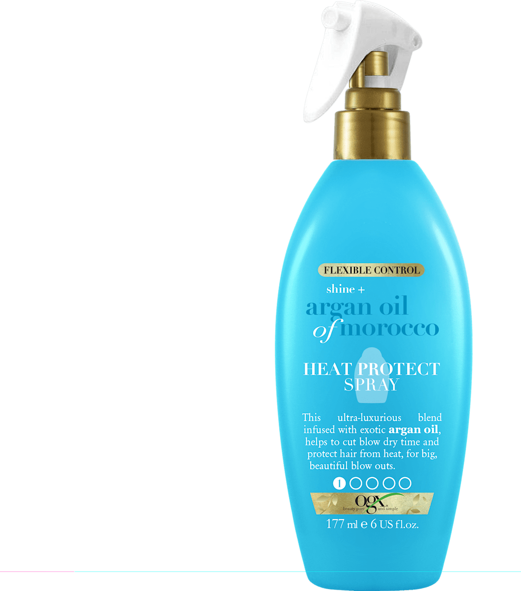 ogx Spray Protezione Calore Argan Oil Of Morocco, 177 ml | dm Italia
