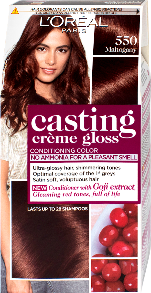 L'ORÉAL PARiS casting CRÈME GLOSS Boje za kosu - 550 Acajou, 1 kom ...