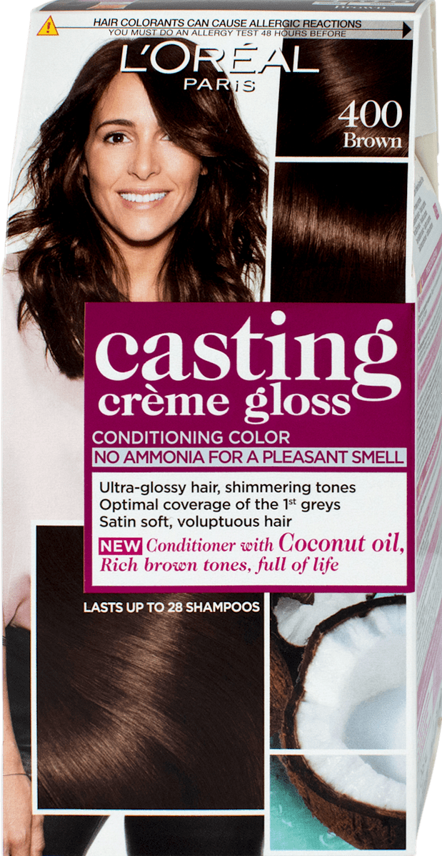 L'ORÉAL PARiS CASTING Crème Gloss Boja za kosu - 400 Brown, 1 kom. | dm ...
