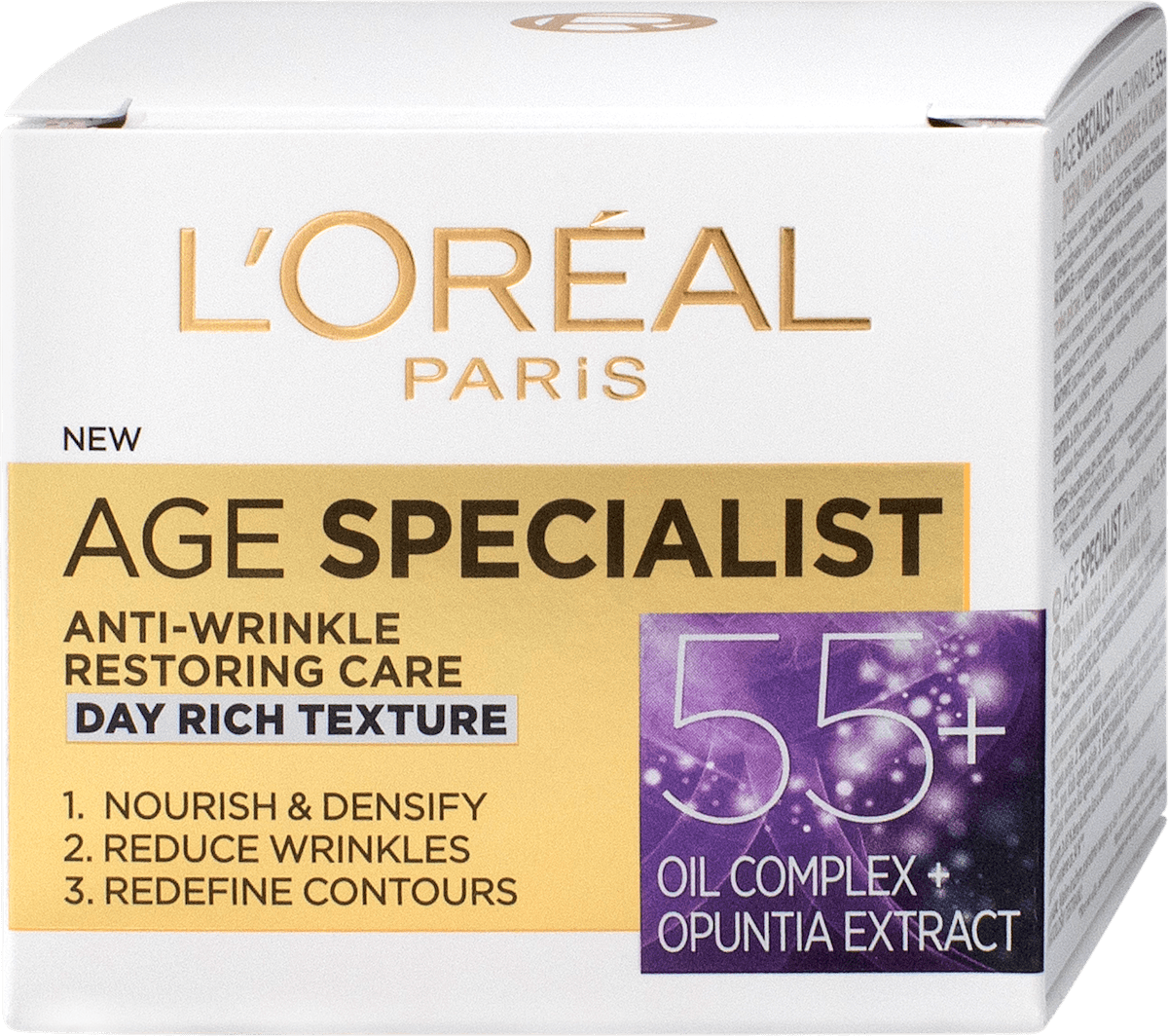 L'ORÉAL PARiS Age Specialist cremă de zi 55+, 50 ml | dm.ro
