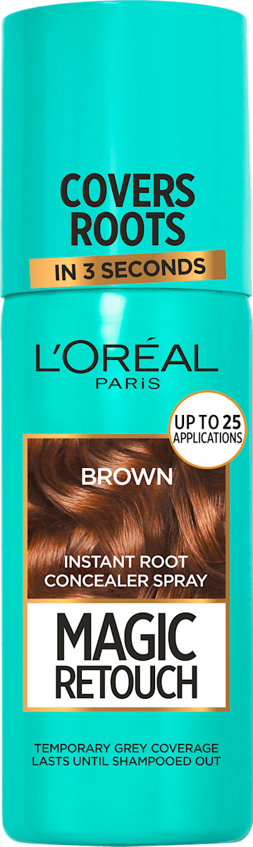 L'ORÉAL PARiS MAGIC RETOUCH Спрей за прикриване на корени Brown, 75 ml ...