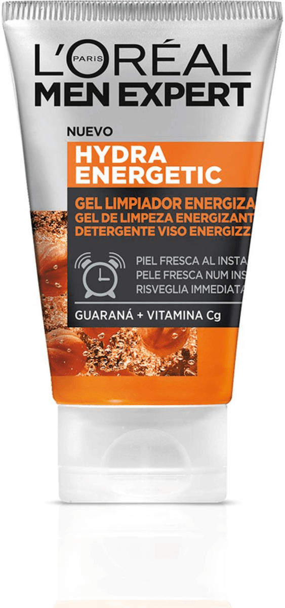 L'ORÉAL PARiS MEN EXPERT Gel detergente viso uomo Hydra Energetic, 100 ...
