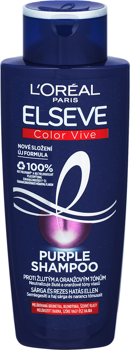 L'ORÉAL PARiS ELSEVE Color Vive šampon na vlasy Purple, 200 ml | dm.cz