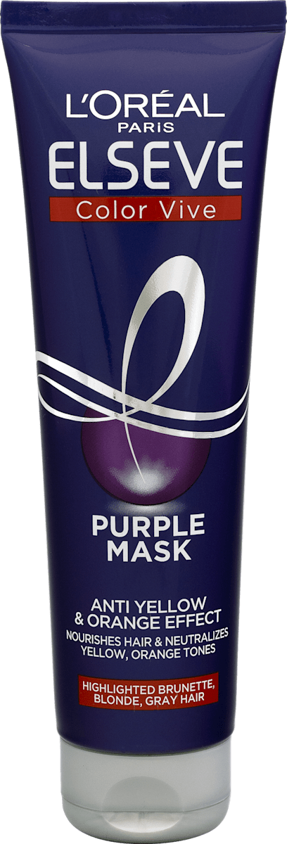 L'ORÉAL PARiS ELSEVE Color Vive Purple maska za svijetlu kosu, 150 ml ...