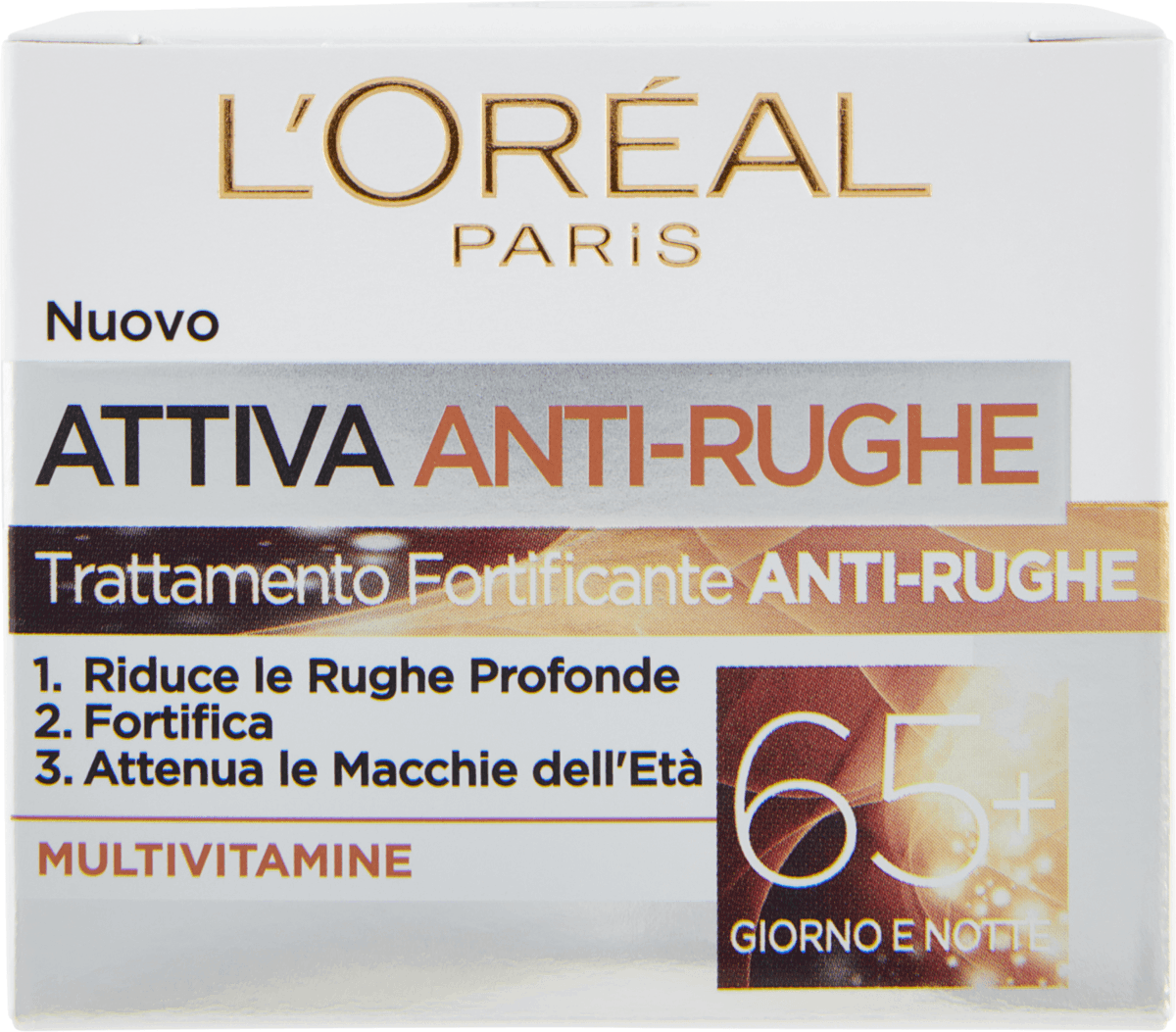 L'ORÉAL PARiS Crema attiva anti-rughe multivitamine 65+, 50 ml | dm Italia