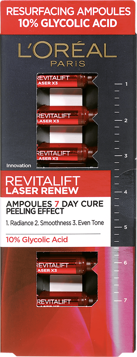 L'ORÉAL PARiS Ampule z učinkom pilinga Ampile Retitalift Laser, 7 ml ...