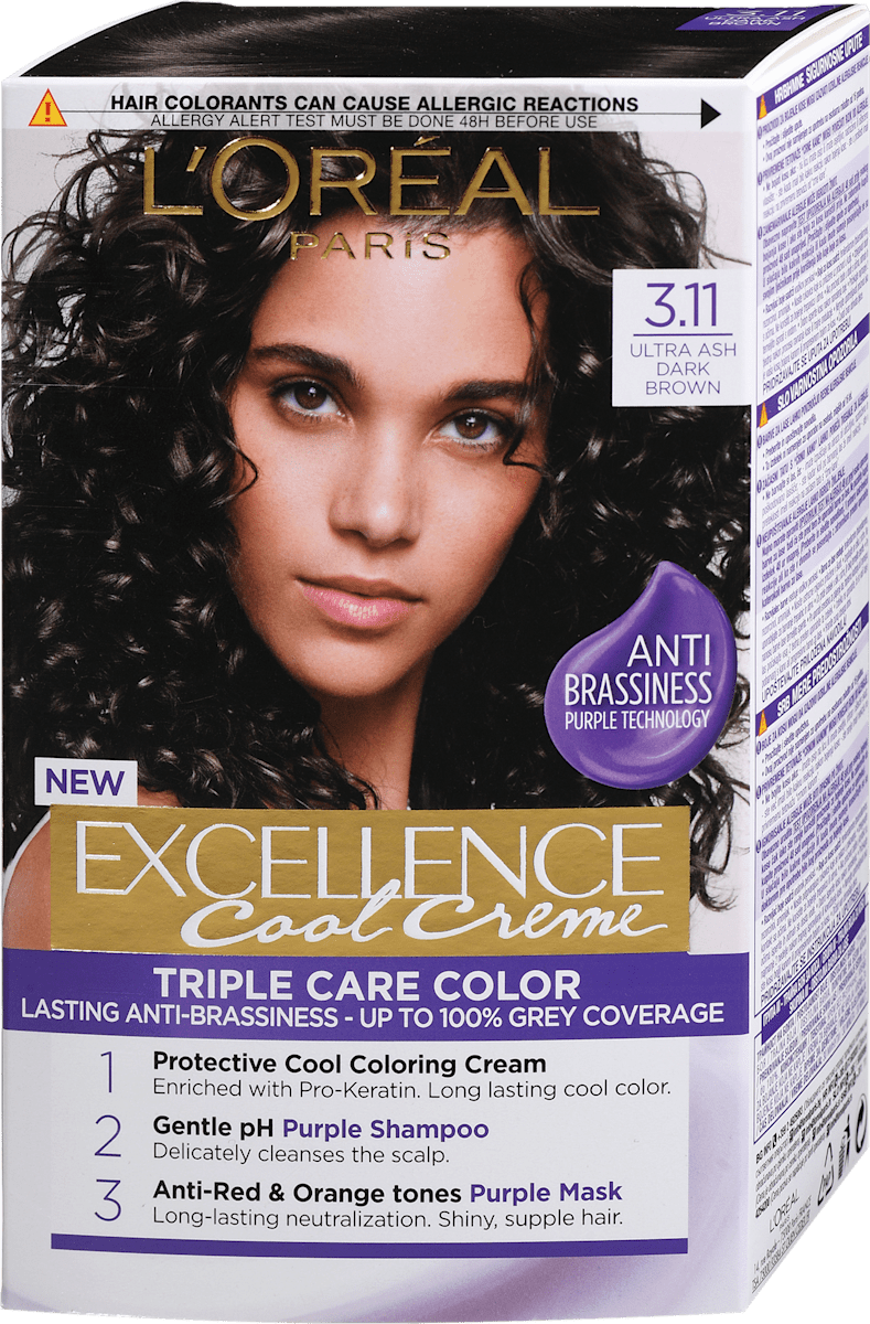 L'ORÉAL PARiS EXCELLENCE Creme Boja za kosu – 3.11 Ultra Ash Dark Brown ...
