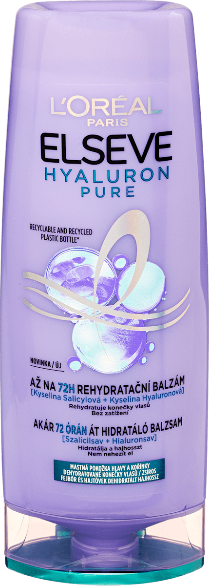 L'ORÉAL PARiS ELSEVE Balzsam Hyaluron Pure, 300 ml | dm.hu