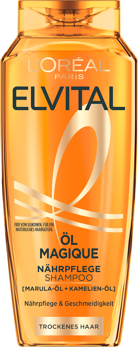 L'ORÉAL PARiS ELVITAL Shampoo Öl Magique Nährpflege, 250 ml dauerhaft ...