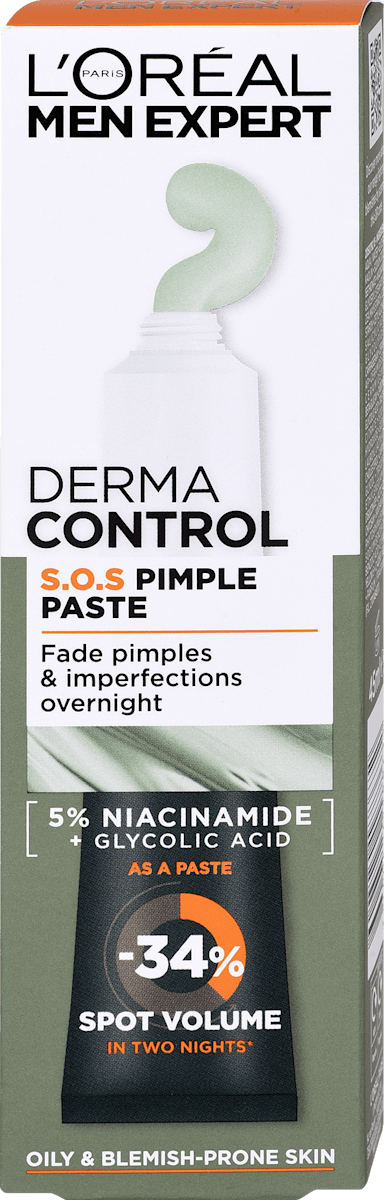 L'ORÉAL PARiS MEN EXPERT Derma Control pleťová pasta na nedokonalosti S ...