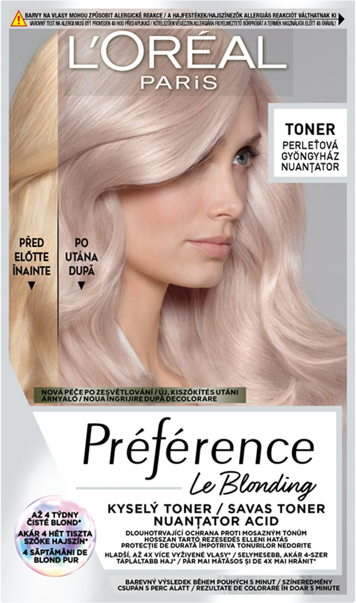 L'ORÉAL PARiS PRÉFÉRENCE Nuanțator acid de păr semipermanent Pearly ...