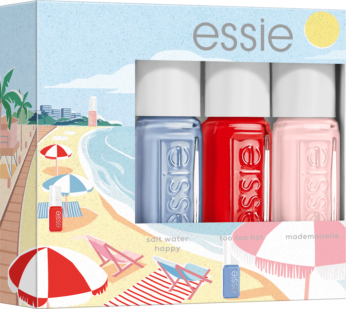 essie Körömlakk trio csomag, Salt water happy - Too too hot ...