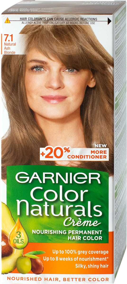 GARNIER Color naturals Boja za kosu 7.1 Natural Ash Blonde, 1 kom. | dm ...