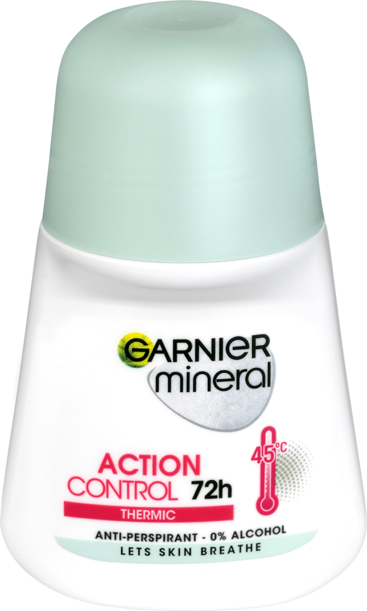 GARNIER mineral antiperspirant roll-on Action Control Thermo Protect ...