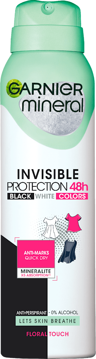 GARNIER mineral INVISIBLE PROTECTION dezodorans u spreju - Floral Touch ...