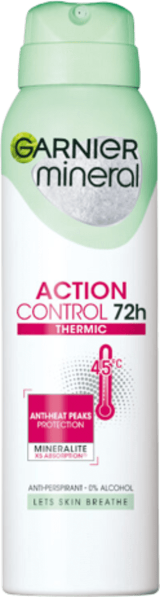 GARNIER mineral ACTION CONTROL 72h dezodorans u spreju Thermic, 150 ml ...