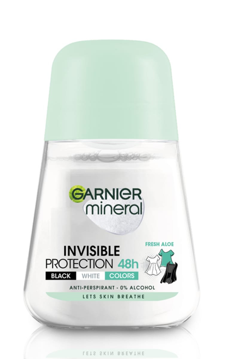 GARNIER mineral Deodorant roll-on Invisible, 50 ml | dm.ro