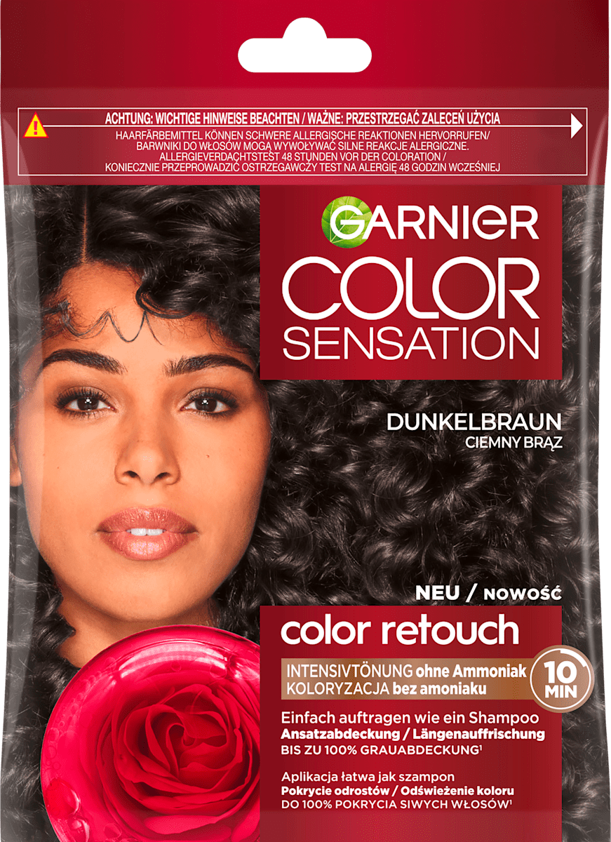 GARNIER Color Sensation Intensivtönung Dunkelbraun, 1 St dauerhaft ...