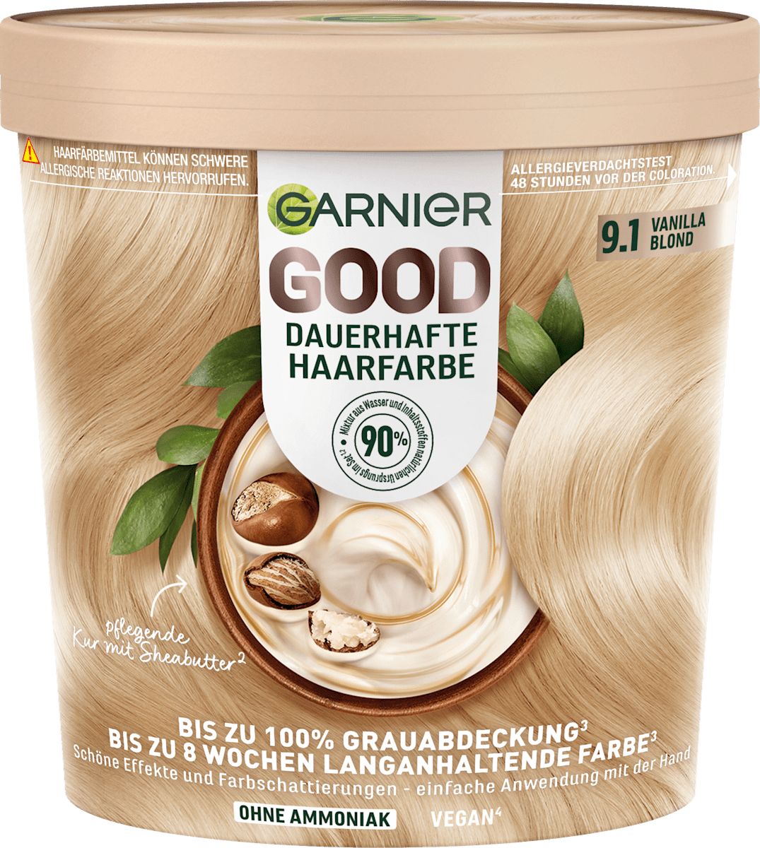 GARNIER GOOD Haarfarbe 9.1 Vanilla Blond, 1 St dauerhaft günstig online ...