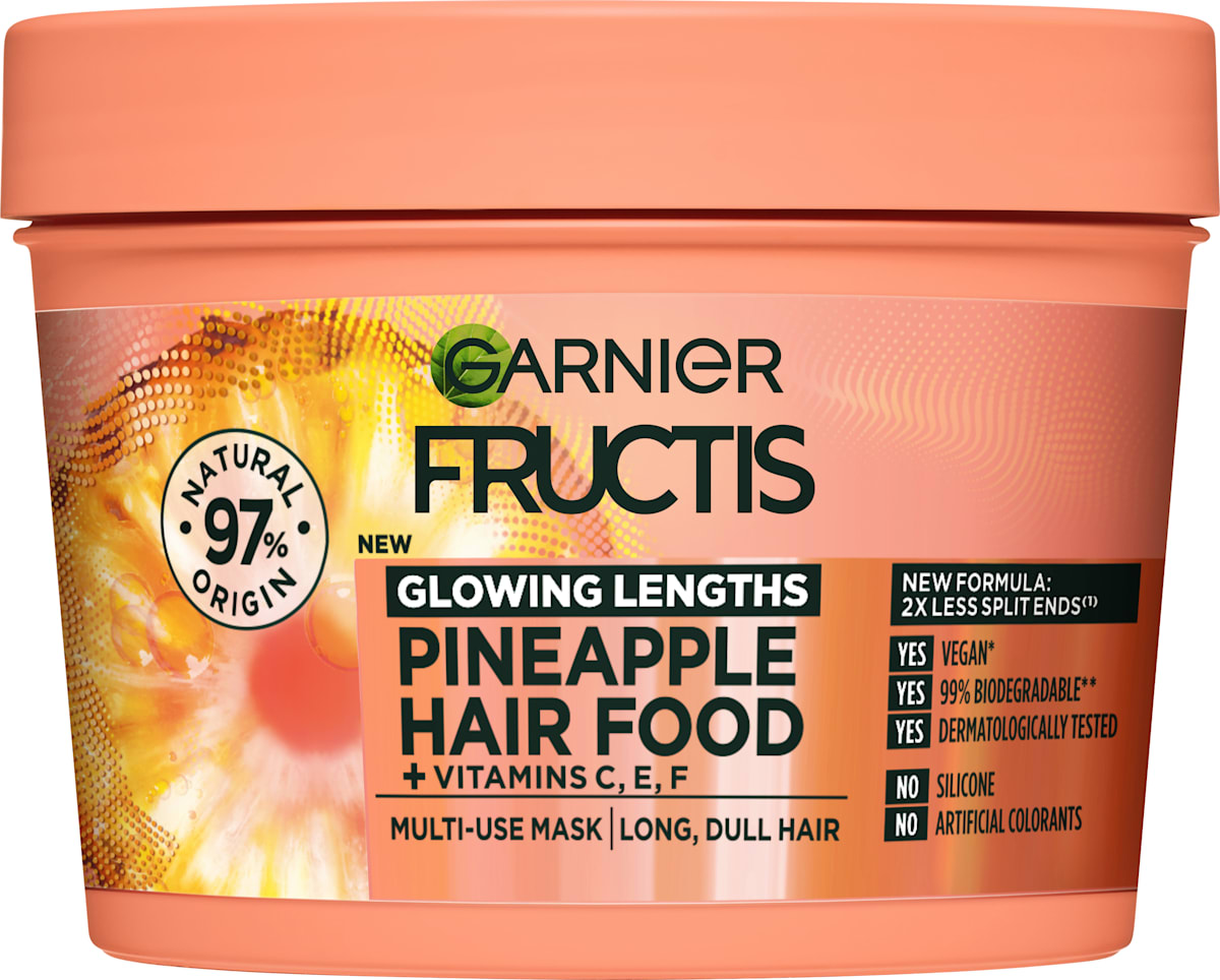 GARNIER FRUCTIS Mască pentru păr lung Hair Food Ananas, 390 ml | dm.ro