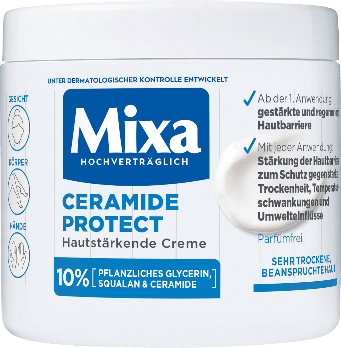 Mixa Pflegecreme Ceramide Deep Moisture, 400 ml | dm.at