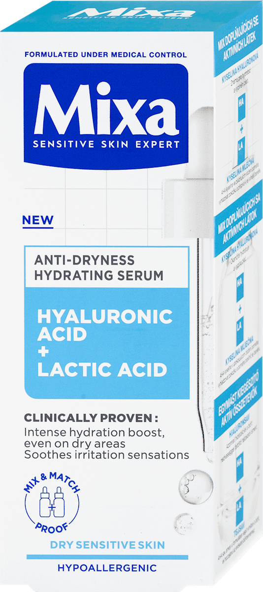 Mixa Anti-Dryness Hydrating serum za lice, 30 ml | dm Bosna i Hercegovina