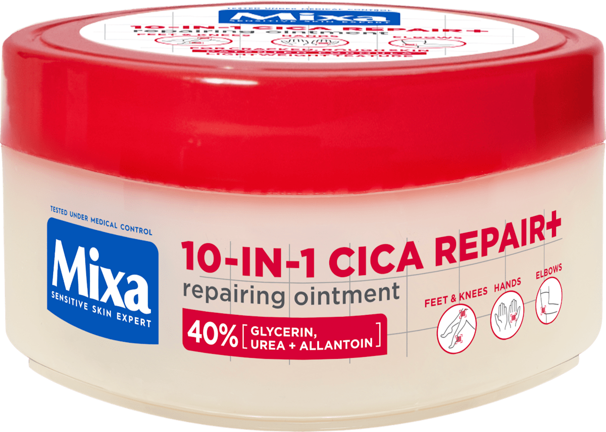 Mixa regenerační mast 10v1 CICA REPAIR+, 150 ml | dm.cz