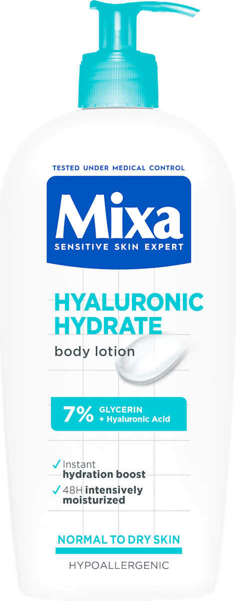 Mixa Мляко за тяло Hyalurogel, 400 ml | dm България