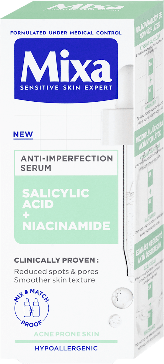 Mixa Anti-Imperfection serum Salicyl Acid + Niacinamide, 30 ml | dm.hr