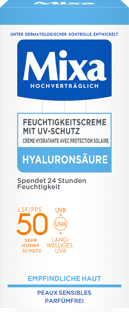 Mixa Feuchtigkeitscreme LSF 50, 50 ml dauerhaft günstig online kaufen ...