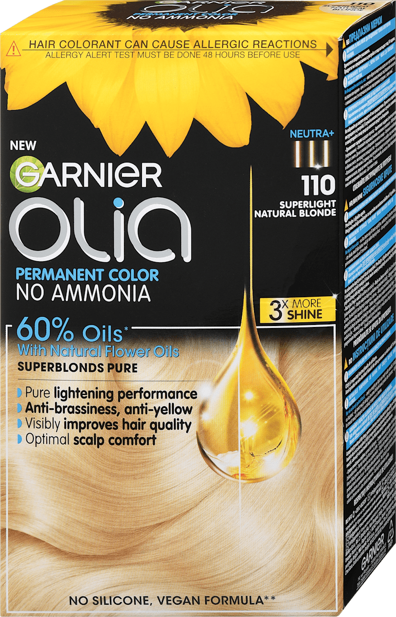 GARNIER olia Barva za lase 110 Superlight Natural Blonde, 1 kos | dm.si