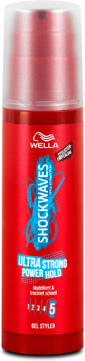 WELLA SHOCKWAVES Gel Styler Ultra Strong Power Hold, 100 ml | dm.at