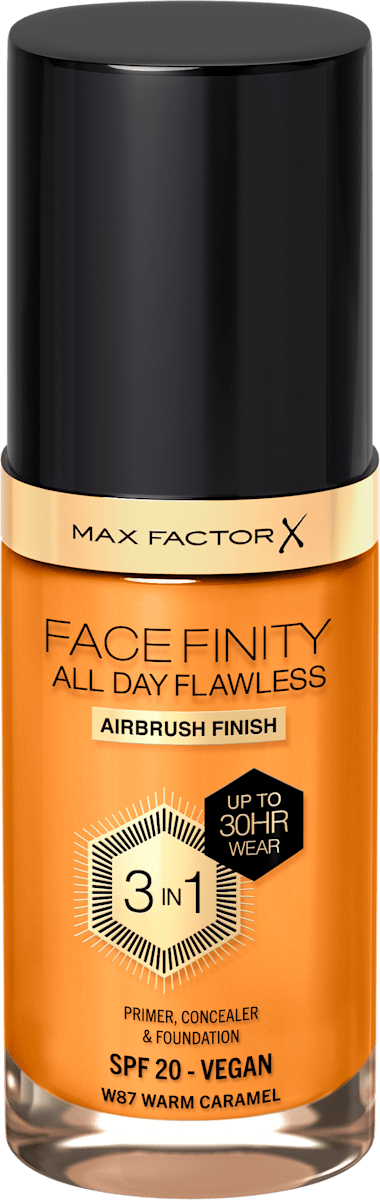 MAX FACTOR FACE FINITY ALL DAY FLAWLESS 3IN1 tečni puder - W87 Warm ...