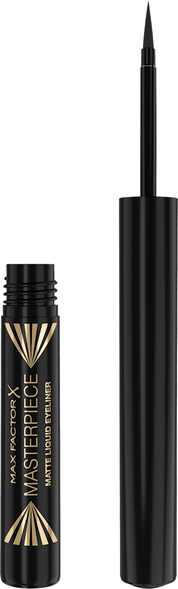 MAX FACTOR Liquid Eyeliner Masterpiece 001 Black, 1,7 ml dauerhaft ...