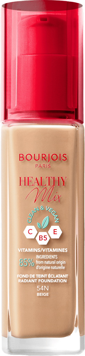 BOURJOIS PARIS CLEAN & VEGAN HEALTHY Mix tečni puder- 54N Beige, 30 ml ...