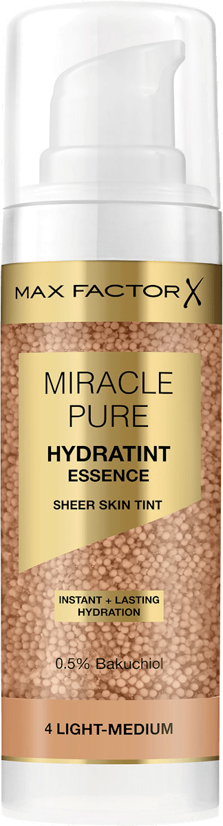 MAX FACTOR Foundation Miracle Pure Hydratint Essence 4 Light-Medium, 39 ...