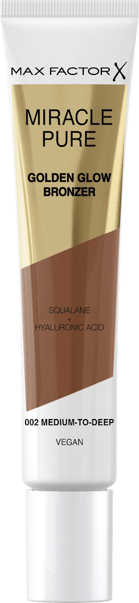 MAX FACTOR Miracle Pure Golden Glow bronzer - 002 Medium To Deep, 15 ml ...
