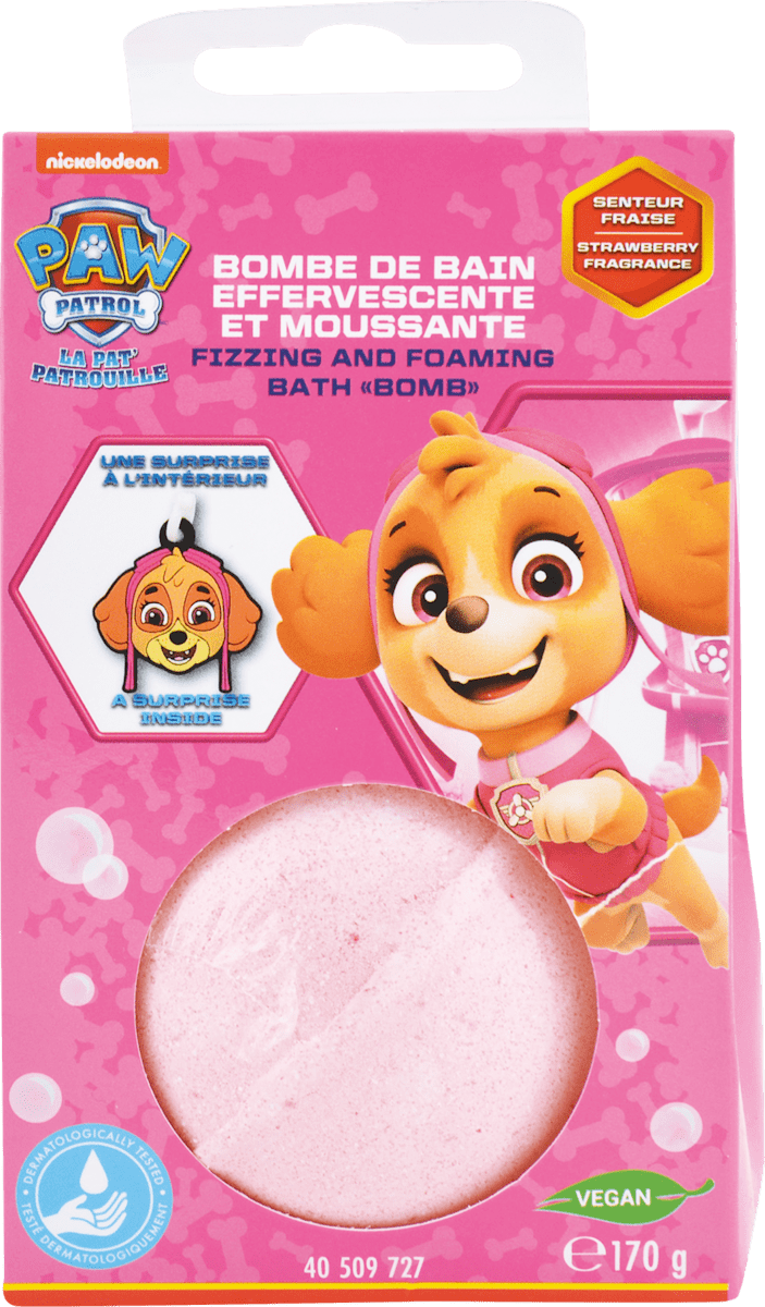 nickelodeon Šumivá prísada do kúpeľa s prekvapením Paw Patrol, 1 ks ...