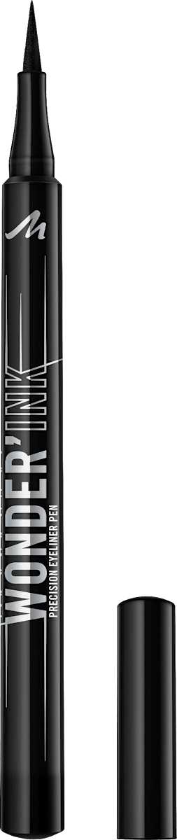 MANHATTAN Cosmetics Eyeliner Wonder'Ink 001 Black, 1 ml dauerhaft ...