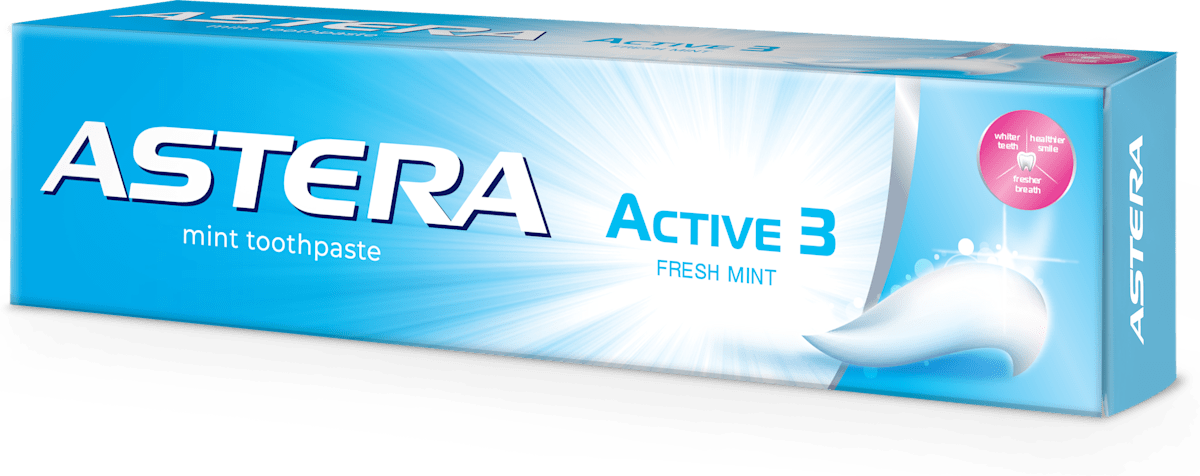 ASTERA Паста за зъби Active 3, 110 g | dm България