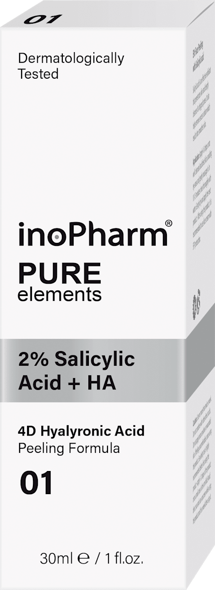 inoPharm Пилинг за лице 2% Salicylic Acid + HA, 30 ml | dm България